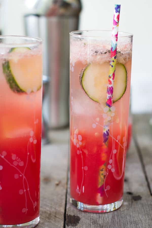 Watermelon Cucumber Cocktail - Food with Feeling