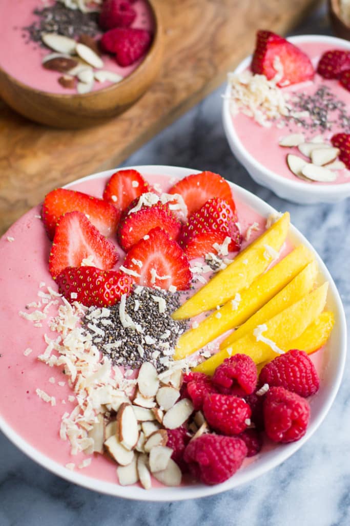 Tropical Berry Smoothie Bowl - Food with Feeling