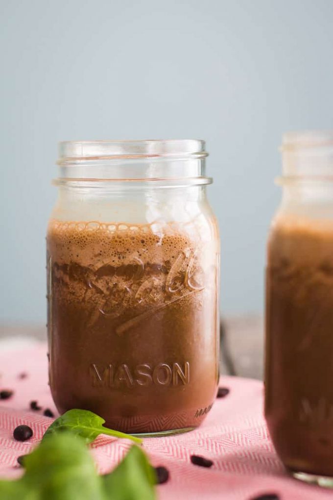 Mocha Green Smoothie - Food with Feeling