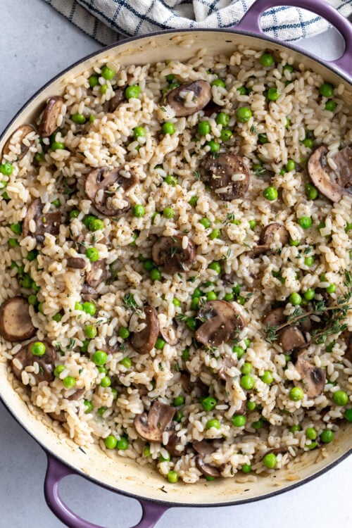 Easy Vegan Risotto - Food with Feeling