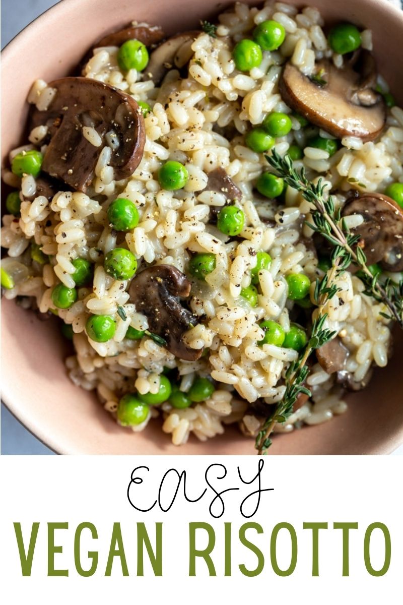 Easy Vegan Risotto - Food with Feeling