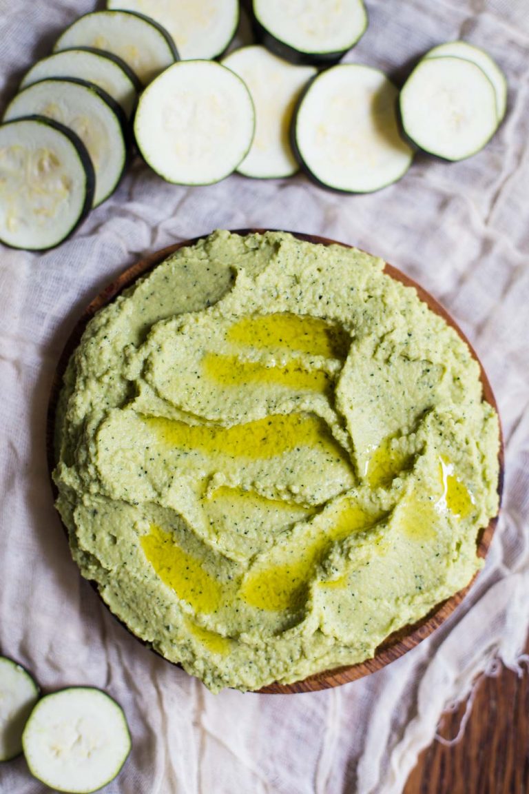 Zucchini Hummus - Food with Feeling
