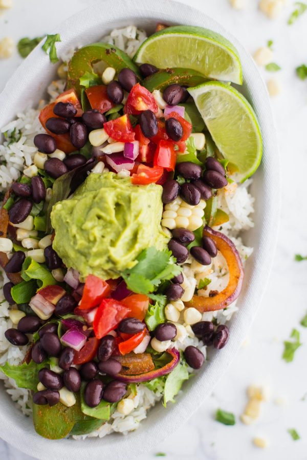 Chipotle Inspired Vegan Burrito Bowl - Food with Feeling