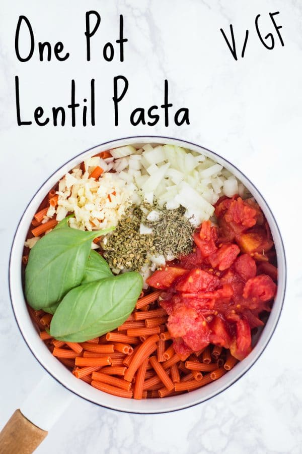 One Pot Lentil Pasta - Food with Feeling