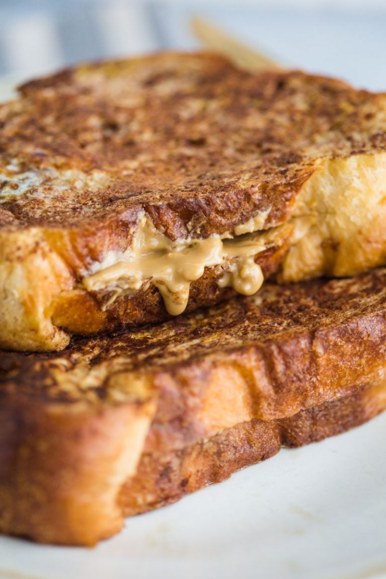 Almond Butter Stuffed French Toast - Food with Feeling