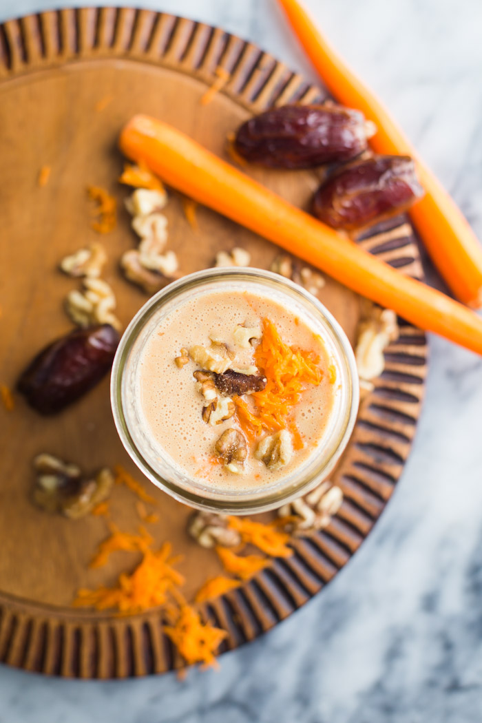Carrot Cake Smoothie - Food with Feeling