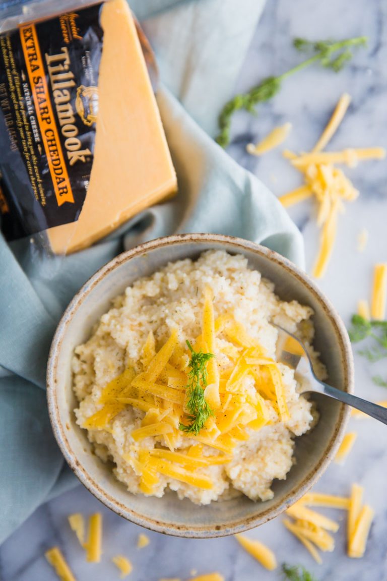 Instant Pot Cheese Grits - Food with Feeling