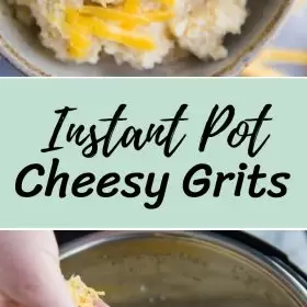 Instant Pot Cheese Grits - Food with Feeling