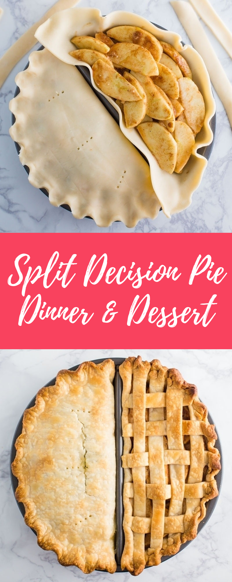 Split Decision Pie Pan: Dinner and Dessert - Food with Feeling