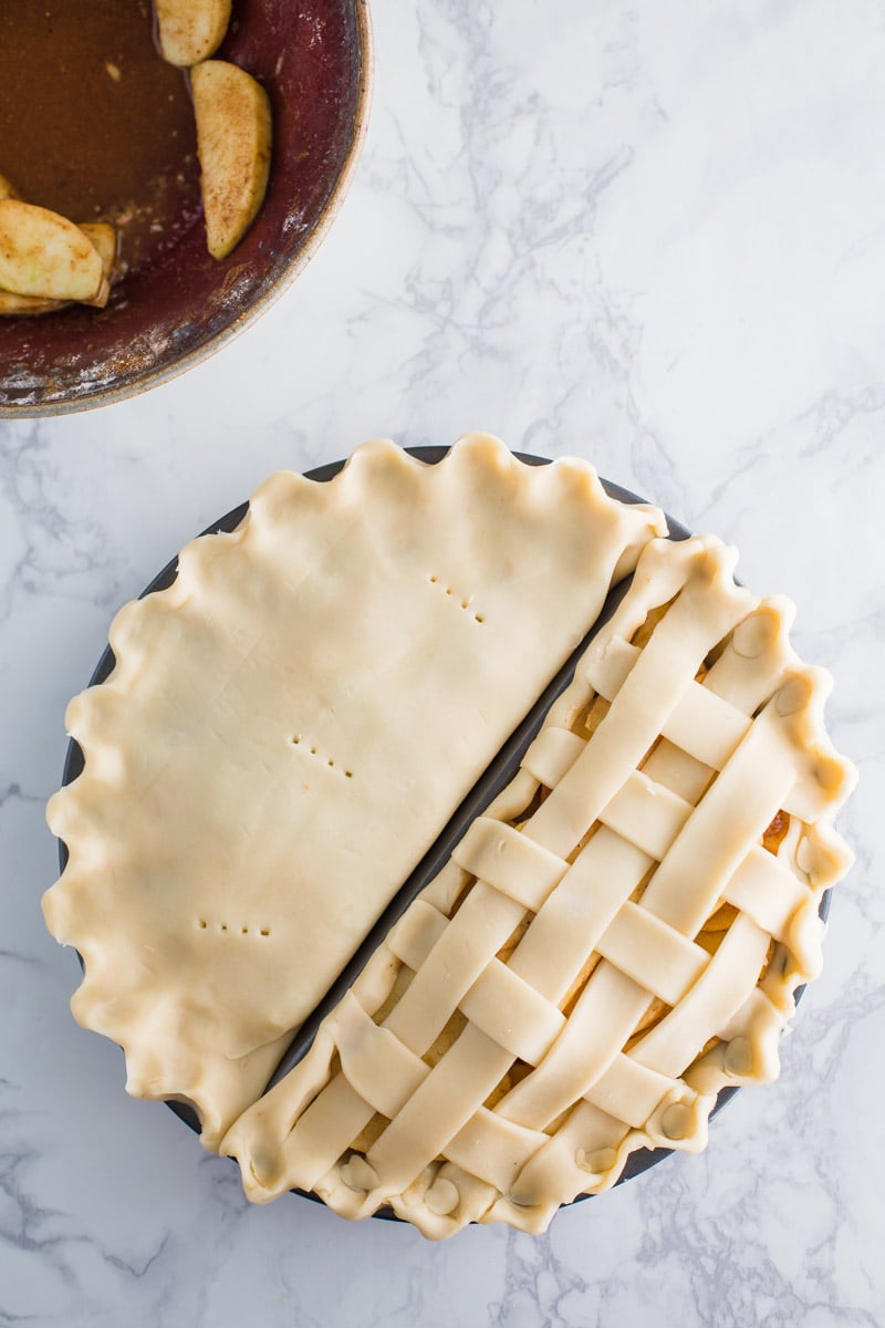 Split Decision Pie Pan: Dinner and Dessert - Food with Feeling