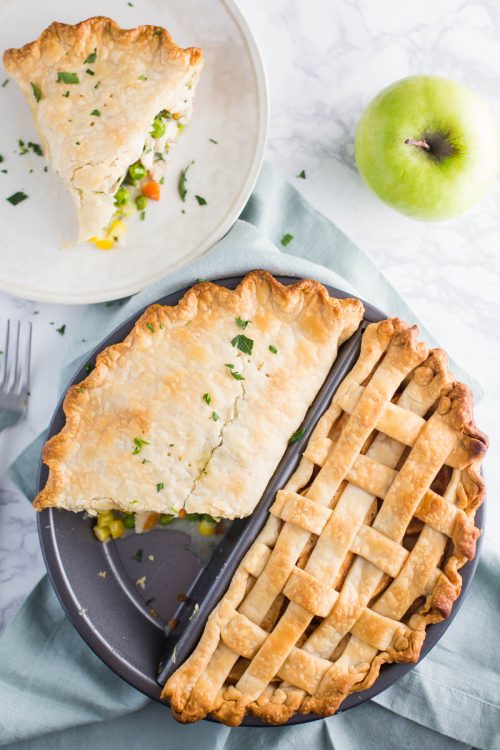 Split Decision Pie Pan: Dinner and Dessert - Food with Feeling