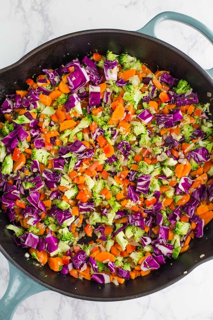 Loaded Veggie Fried Rice - Food with Feeling