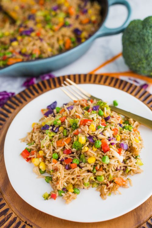 Loaded Veggie Fried Rice - Food with Feeling