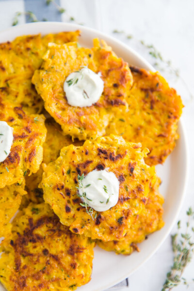 Butternut Squash Fritters - Food with Feeling