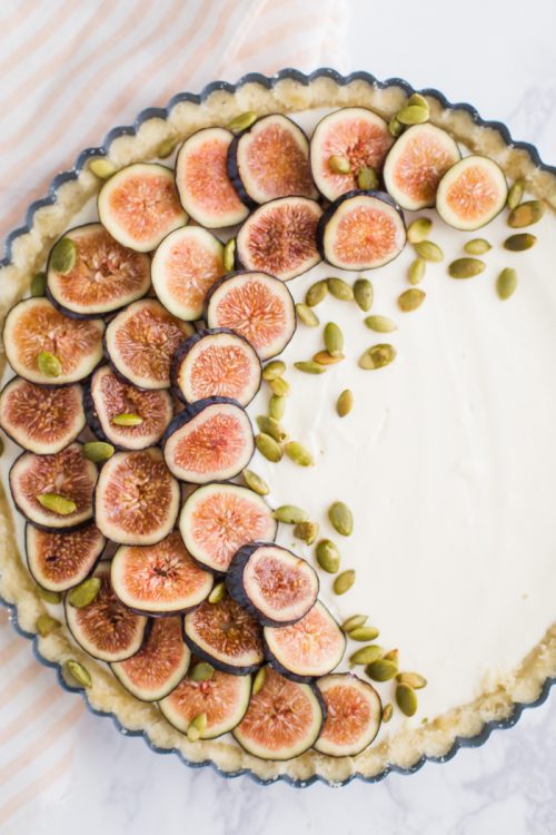 No Bake Fig Pie - Food with Feeling