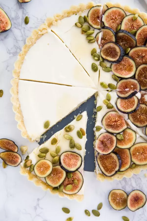 No Bake Fig Pie - Food with Feeling