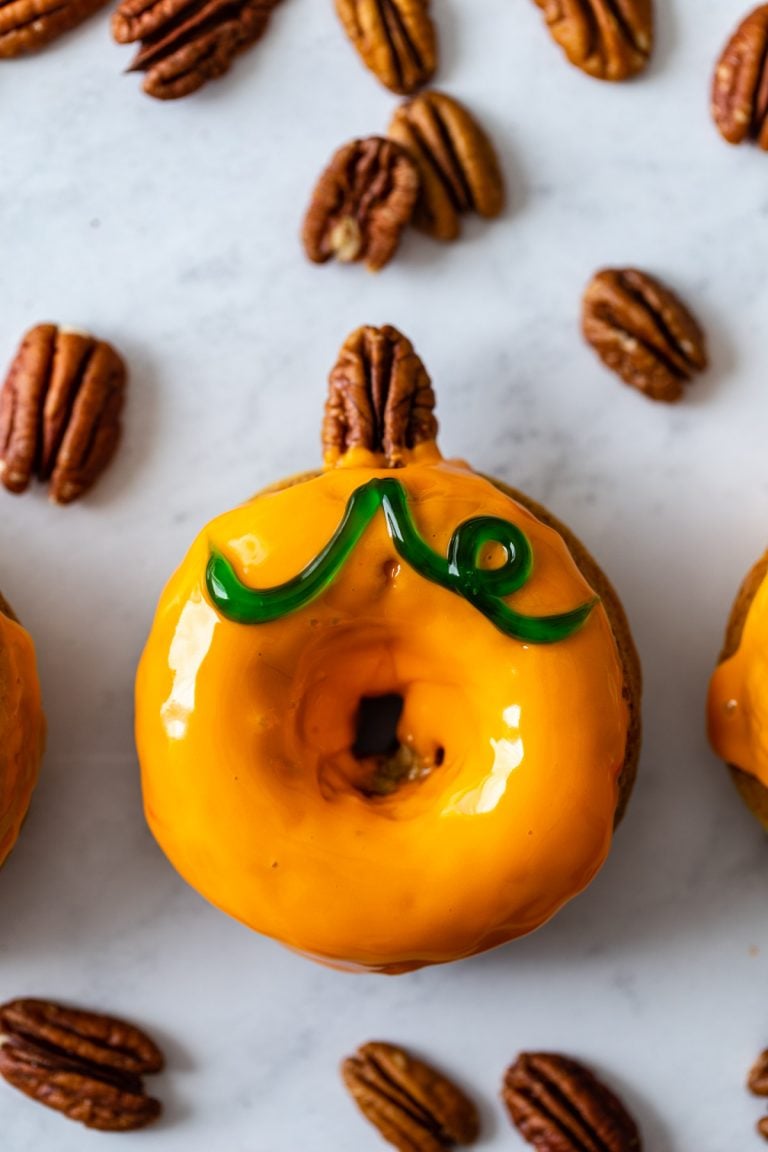 Baked Pumpkin Donuts - Food with Feeling