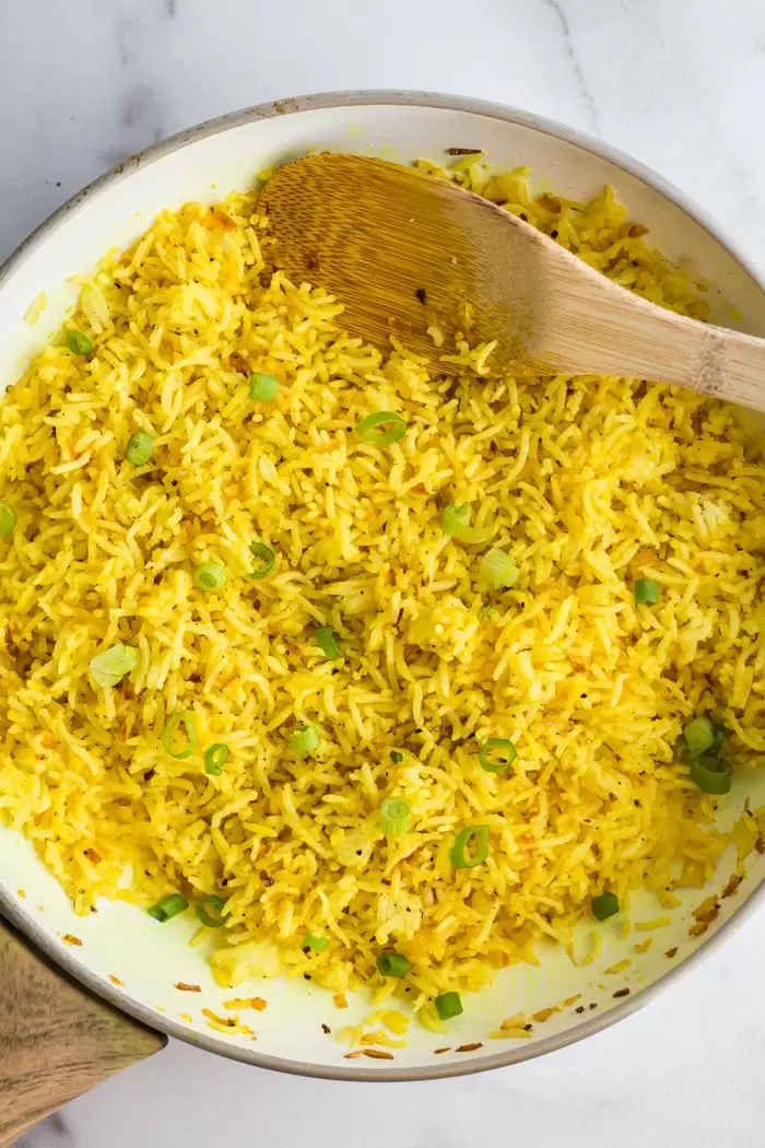 Turmeric Lemon Rice - Food with Feeling
