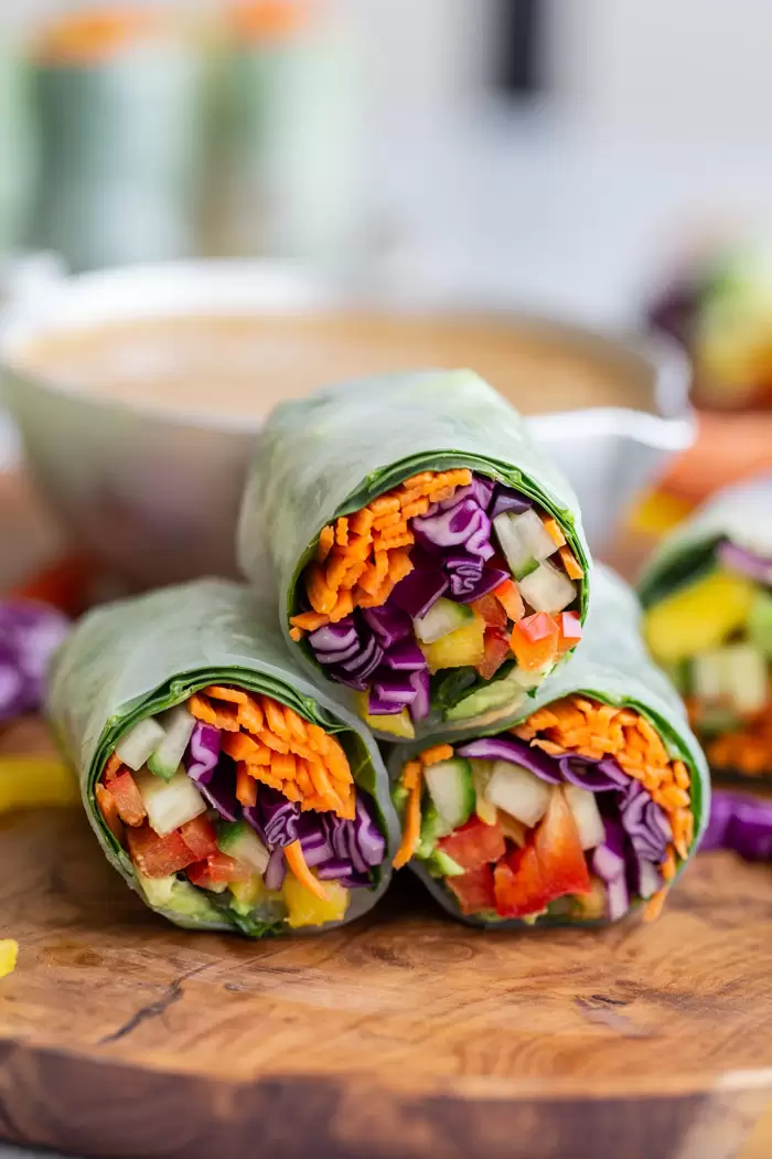 Easy Summer Rolls - Food with Feeling
