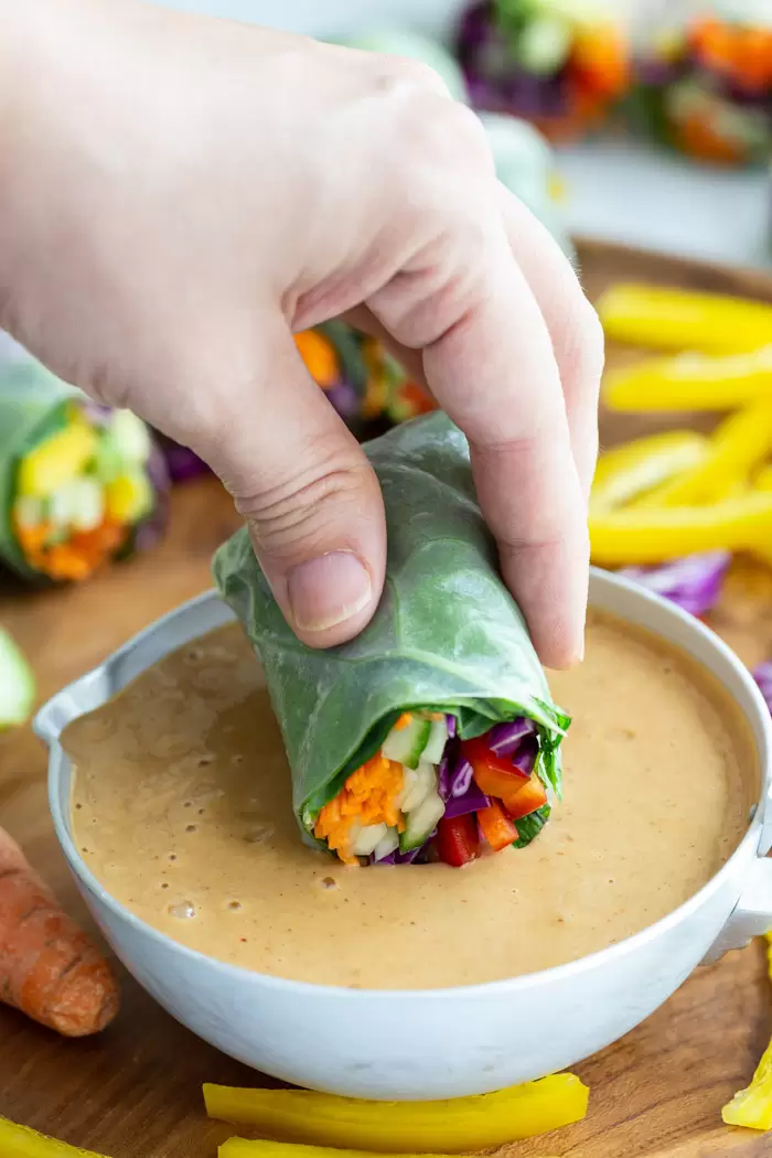 Easy Summer Rolls - Food with Feeling