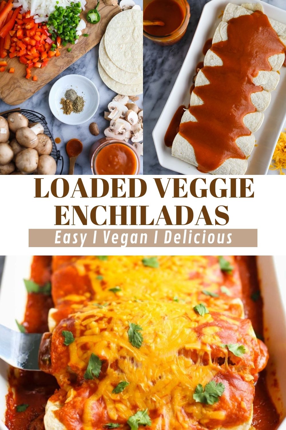 Veggie Vegan Enchiladas - Food with Feeling