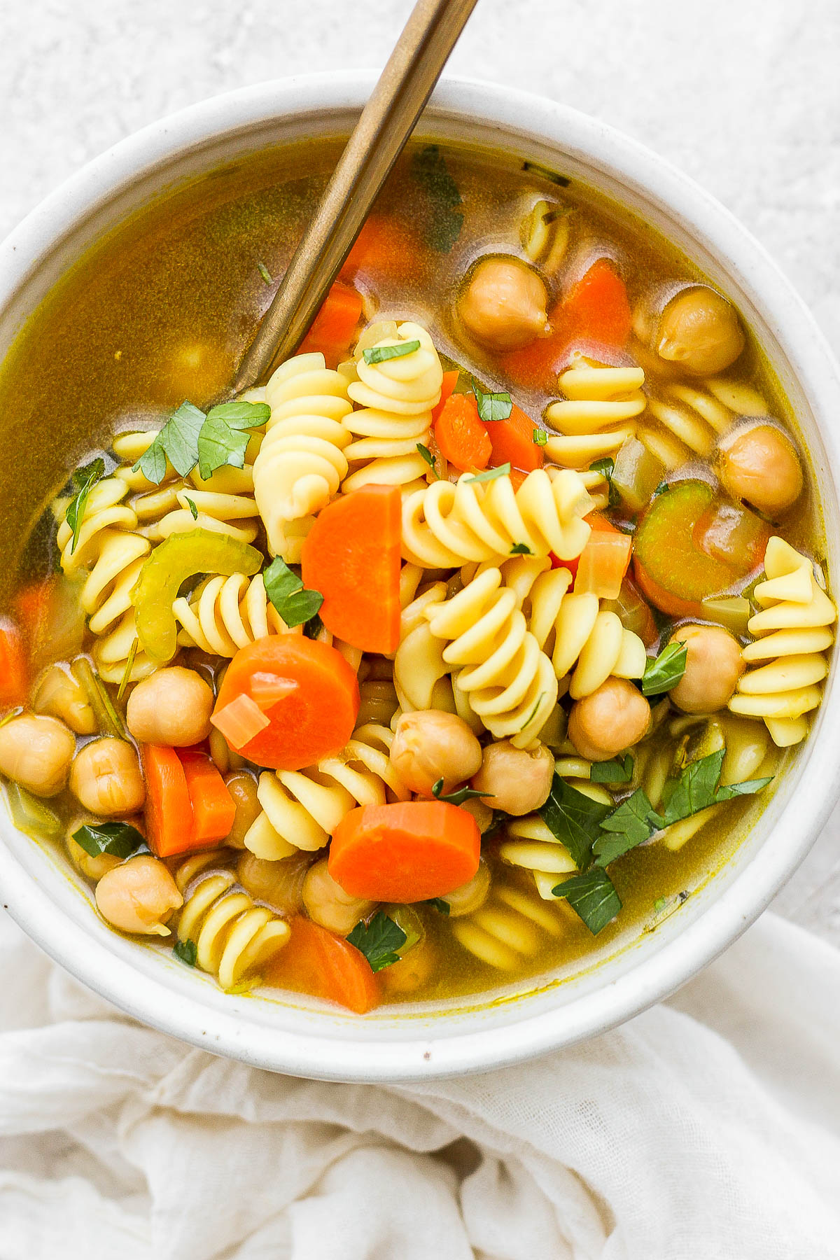 Chickpea Noodle Soup - Food with Feeling