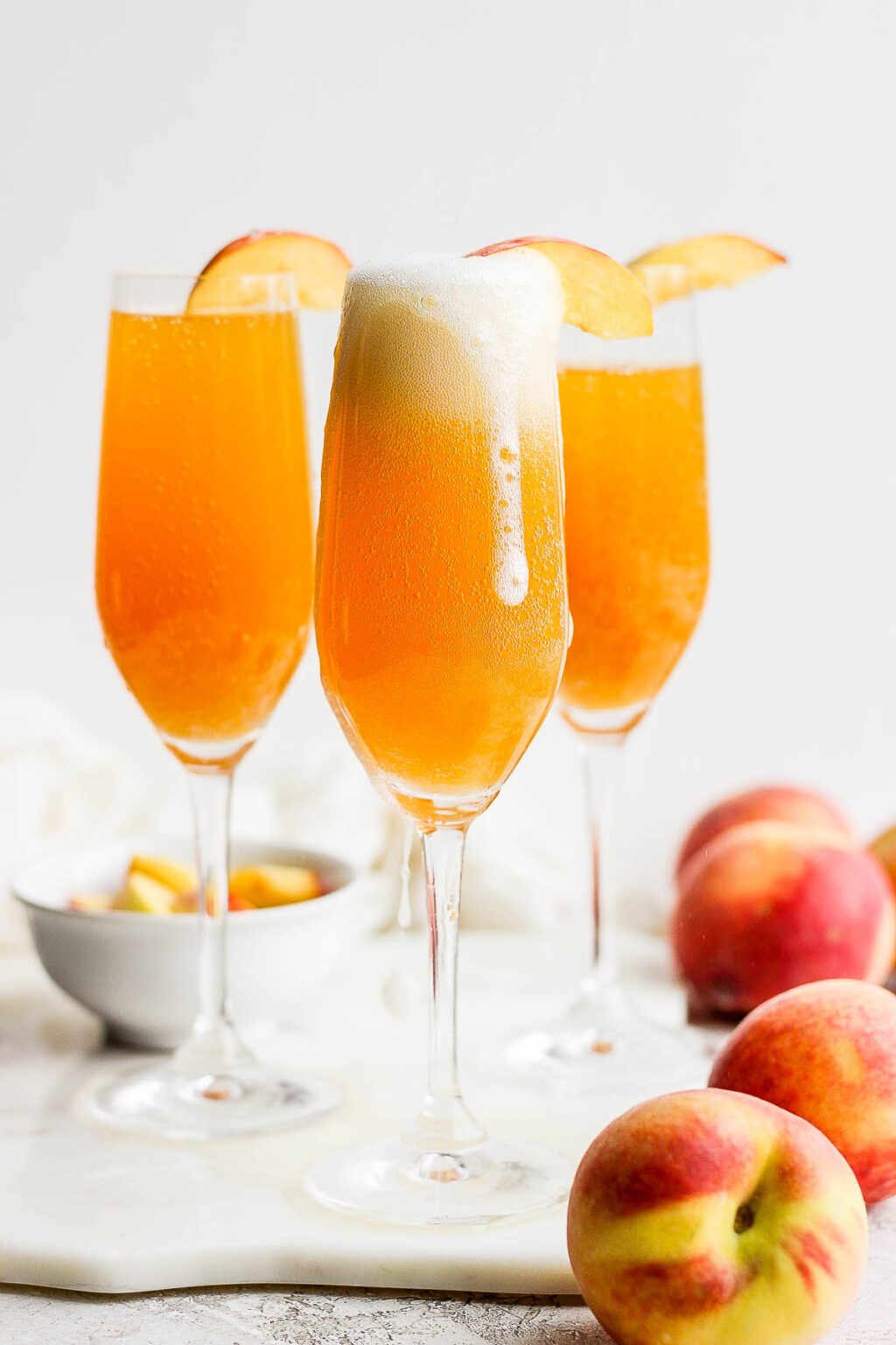 Peach Bellini - Food with Feeling