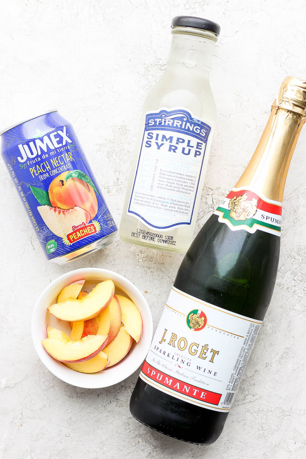 Peach Bellini - Food with Feeling