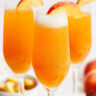 Peach Bellini - Food with Feeling