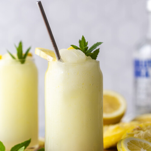 Boozy Frozen Lemonade - Food with Feeling