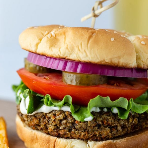 The BEST Veggie Burger Recipe - Food with Feeling