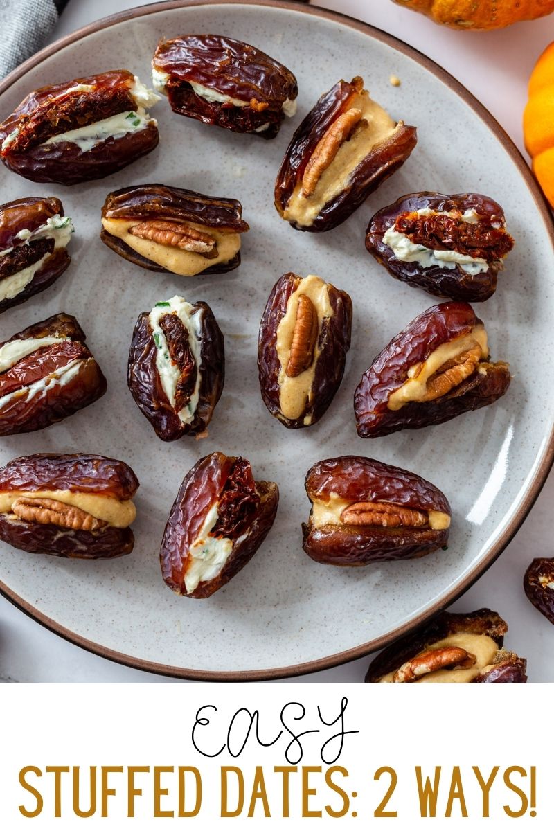 Stuffed Dates: 2 Ways! - Food with Feeling