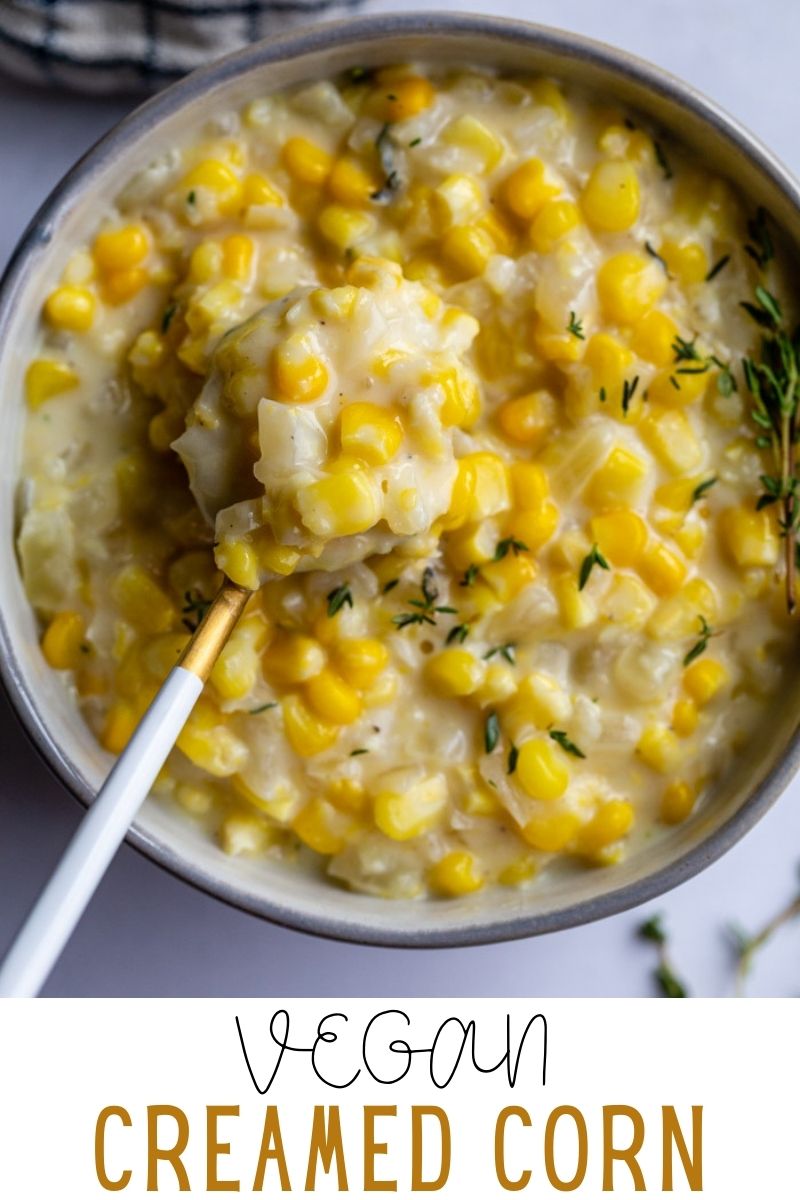 Vegan Creamed Corn - Food with Feeling