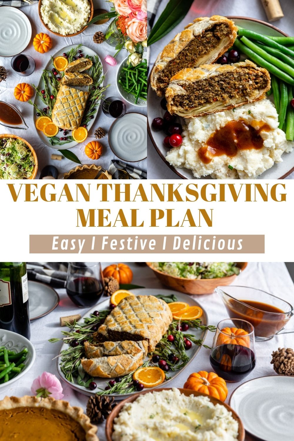 Vegan Thanksgiving Dinner Meal Plan - Food with Feeling