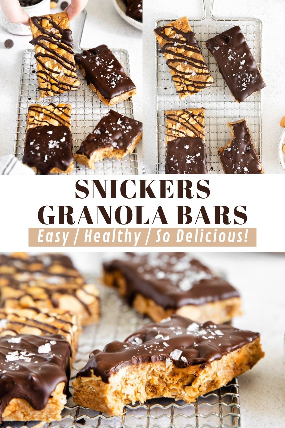 Snickers Granola Bars - Food with Feeling