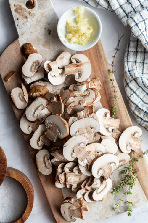 Sautéed Cremini Mushrooms - Food with Feeling