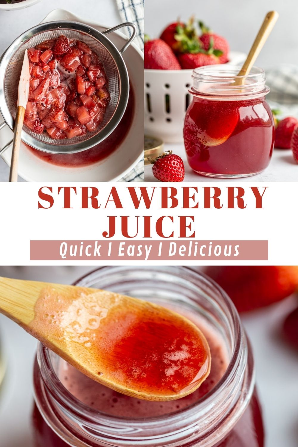 Strawberry Juice - Food with Feeling