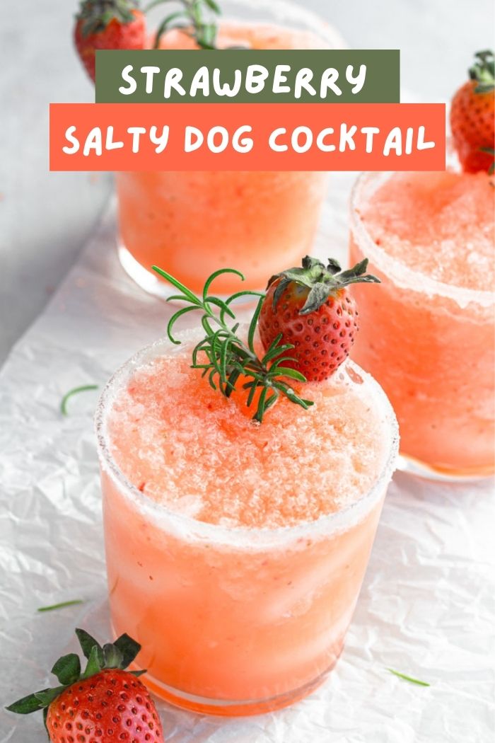 Strawberry Salty Dog Cocktail - Food with Feeling