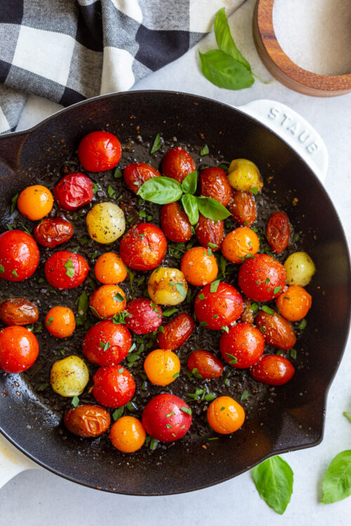 Blistered Tomatoes - Food with Feeling