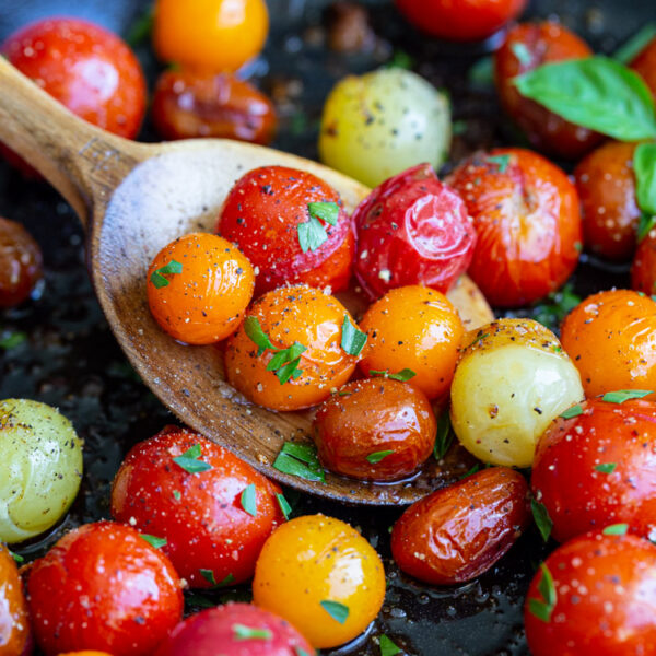 Blistered Tomatoes - Food with Feeling
