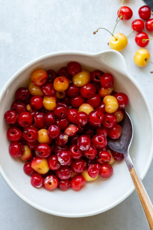 Cherry Crisp - Food with Feeling