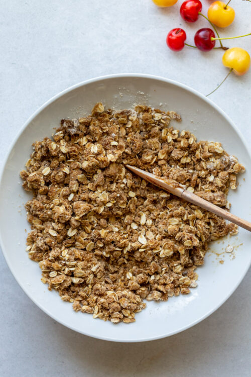 Cherry Crisp - Food with Feeling