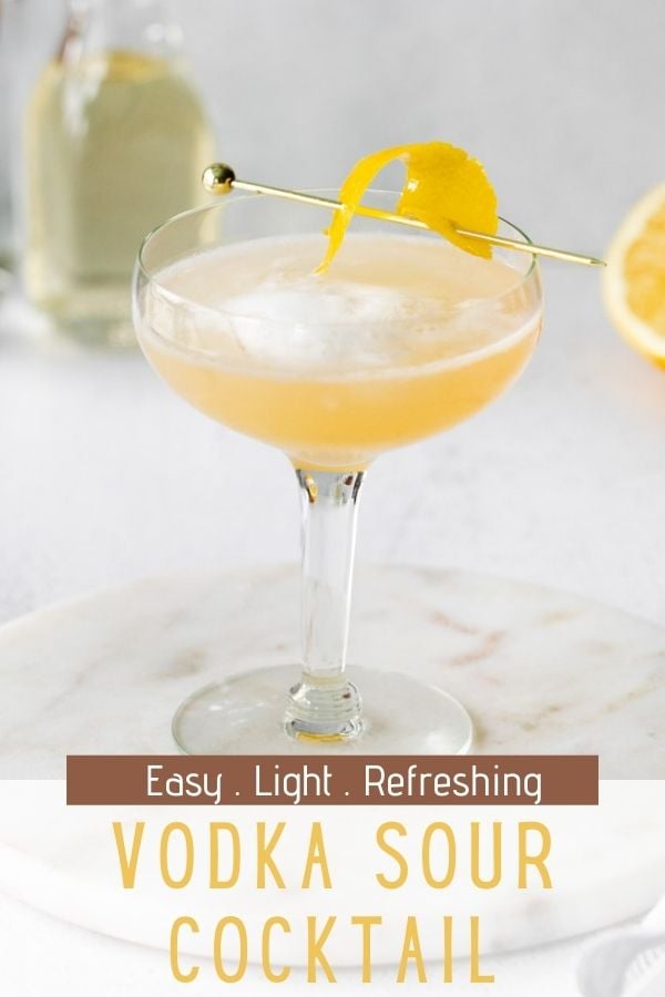 Vodka Sour - Food with Feeling