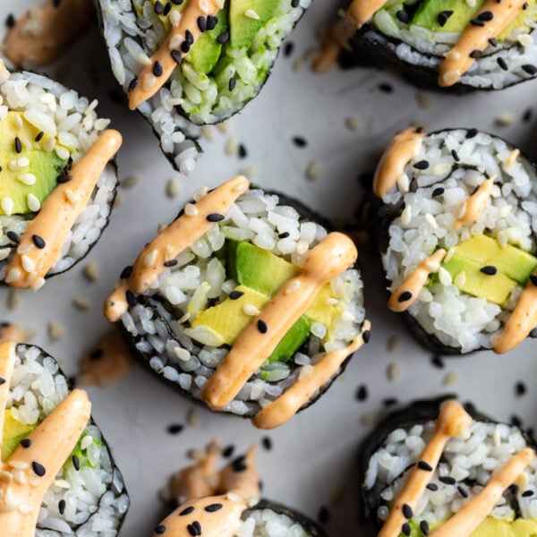 Easy Avocado Roll Sushi - Food with Feeling