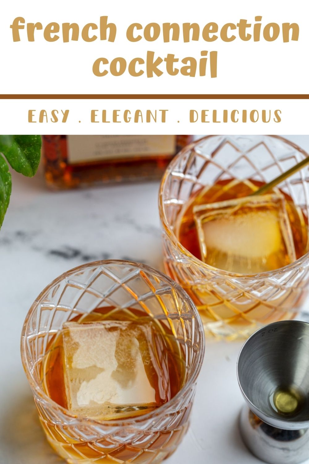 French Connection Cocktail - Food with Feeling