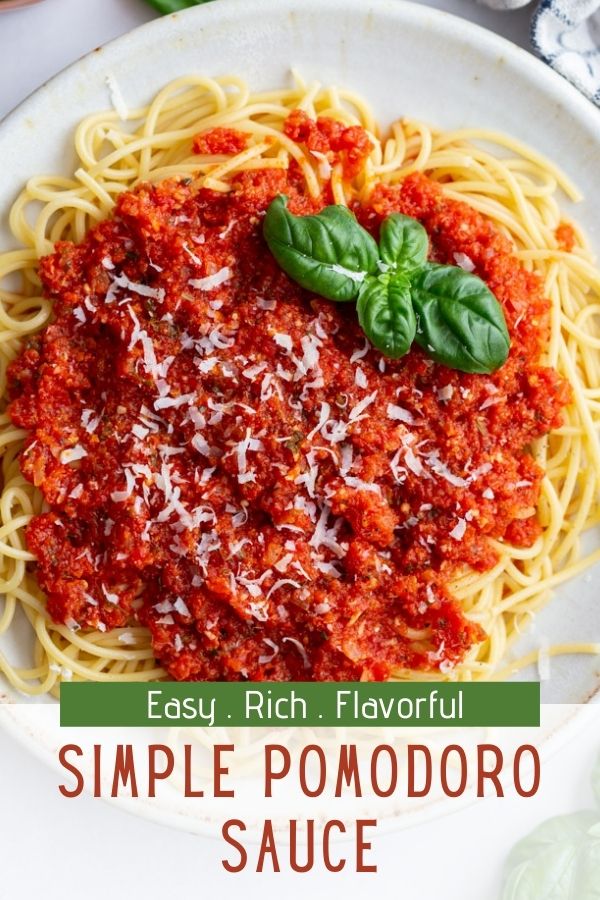 Simple Pomodoro Sauce - Food with Feeling