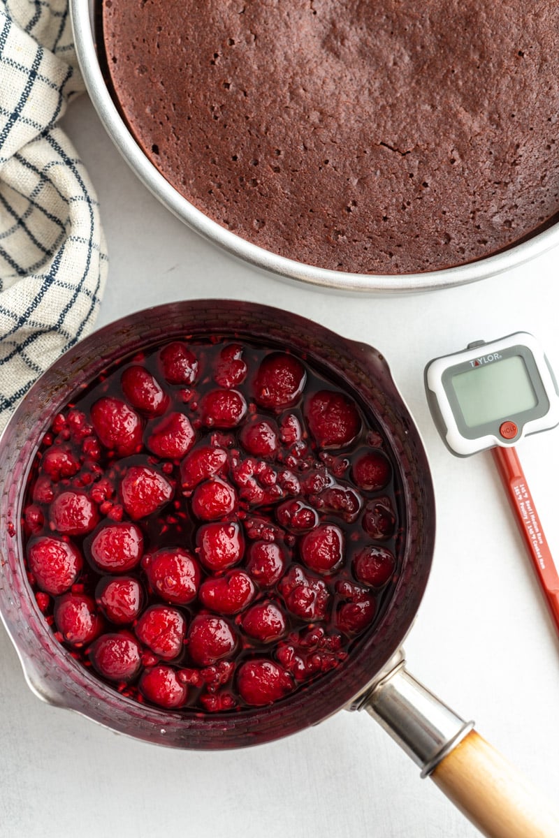 Red Wine Chocolate Cake - Food with Feeling