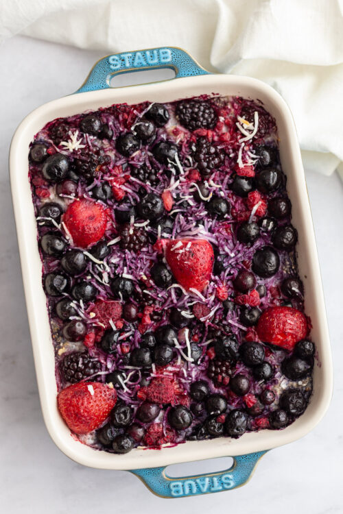 One Pan Oatmeal - Food with Feeling