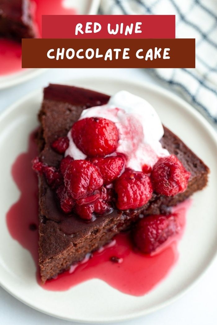 Red Wine Chocolate Cake - Food with Feeling