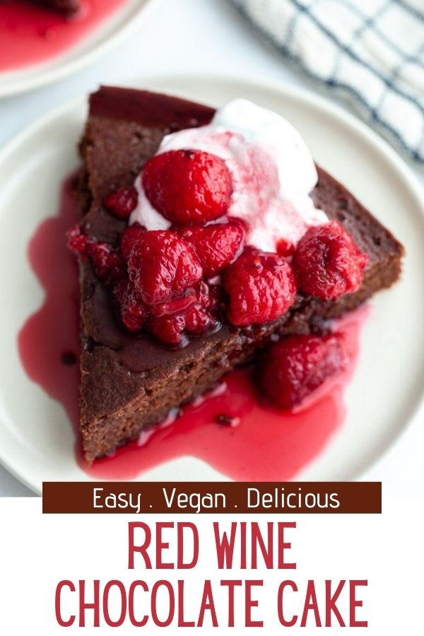 Red Wine Chocolate Cake - Food with Feeling